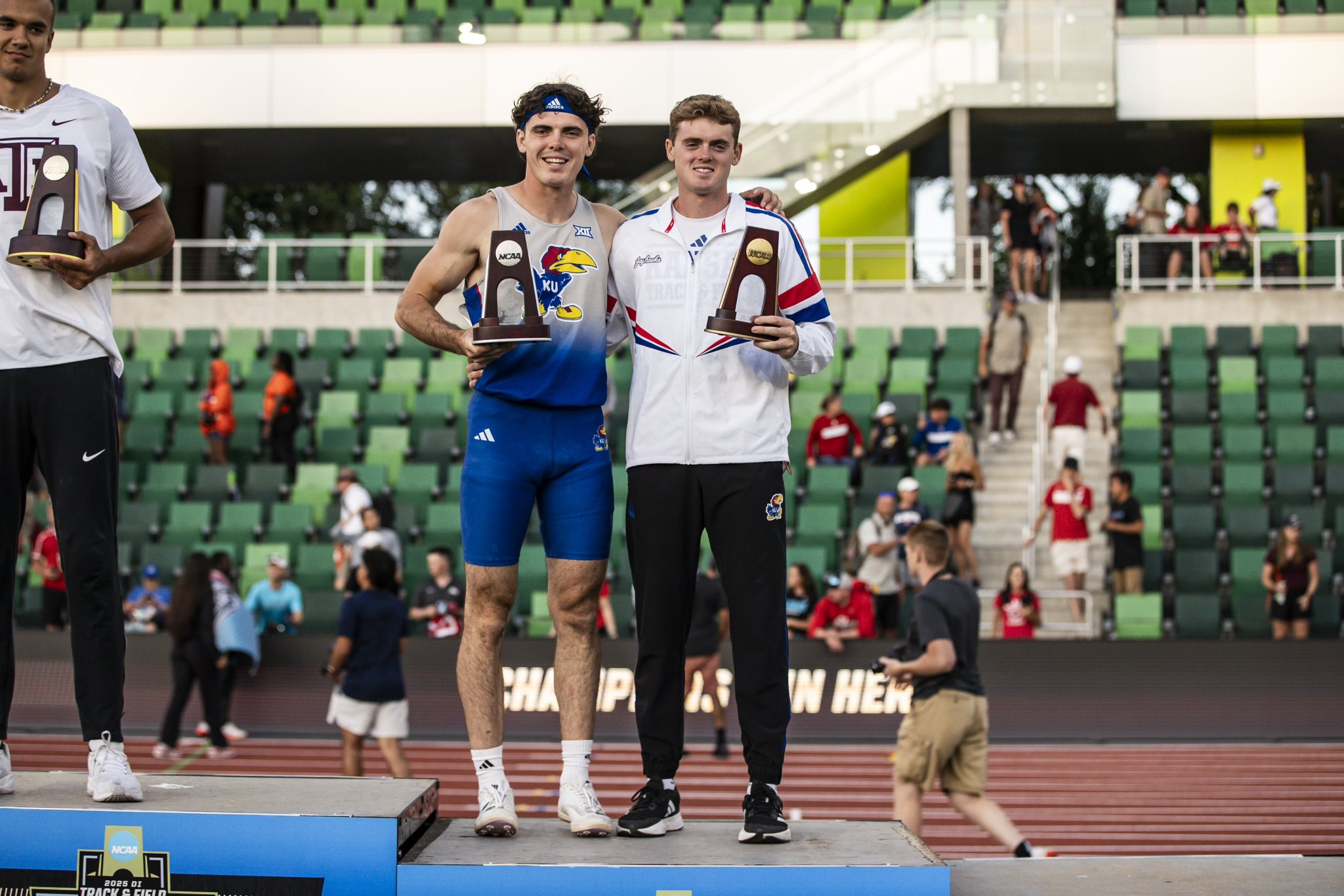 Barkdull brothers headline KU’s 5 first-team All-American performances at outdoor nationals ...